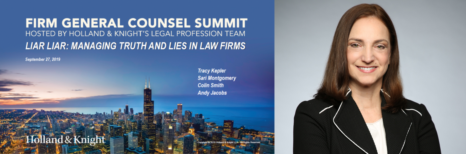 Sari Montgomery a Featured Panelist at Holland & Knight's General ...